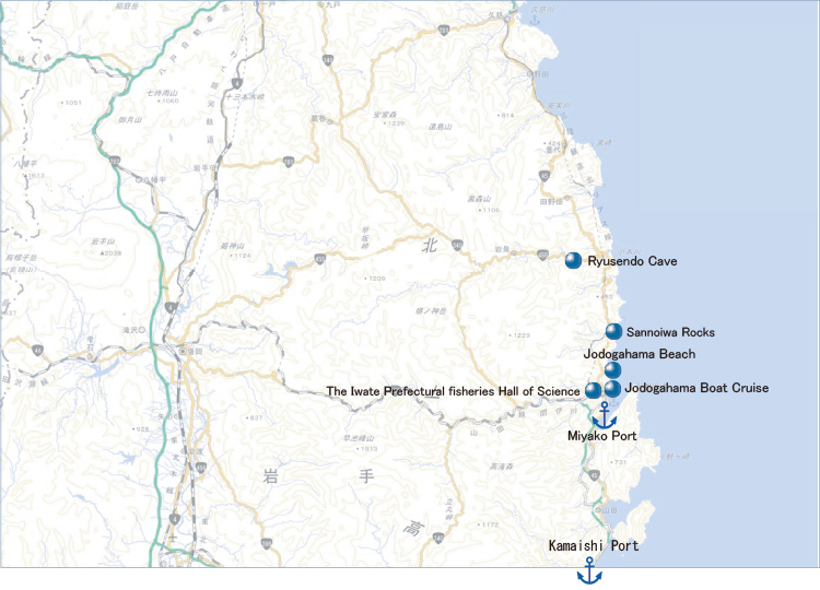 Recommendation Route for "Landscape" around Kamaishi Port｜TOHOKU Cruise ...