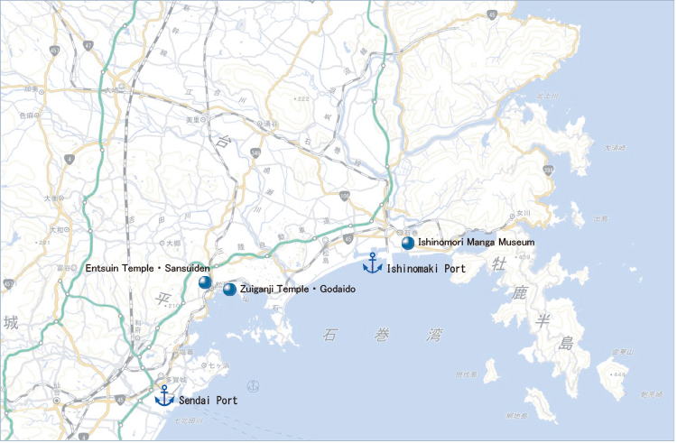 Recommendation Route for "Tradition" around Sendai Port｜TOHOKU Cruise ...